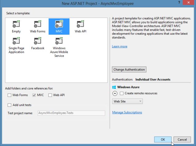 CRUD Operations Using Asynchronous Programming in MVC 5